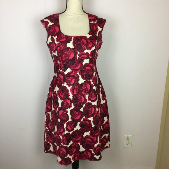 Chadwicks | Dresses | Chadwicks Aline Dress Size 8p Womans Petite Red ...